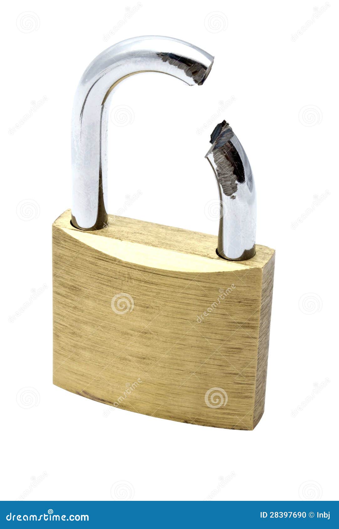 Lucchetto rotto fotografia stock. Immagine di sicuro - 28397690