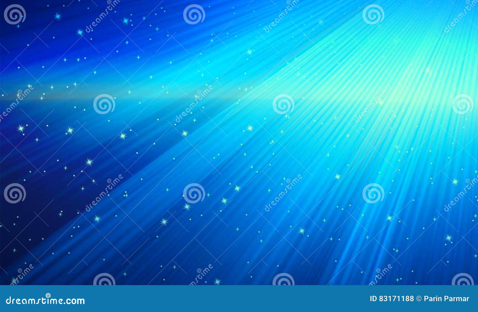 Luce divina nel fondo blu fotografia stock. Immagine di scuro - 83171188