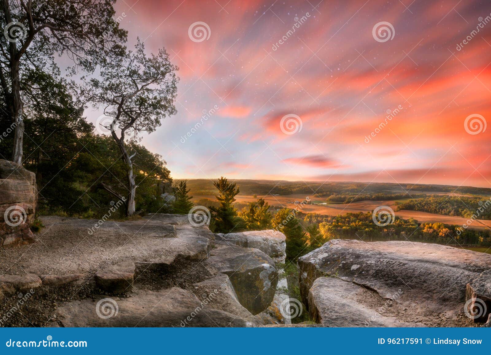 Lucero Del Alba, Lodi, Wisconsin, Los E.E.U.U. Imagen de archivo ...