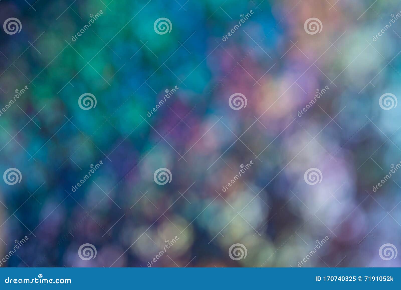 Luces Circulares Multicolores Difuminadas Imagen de archivo - Imagen de ...