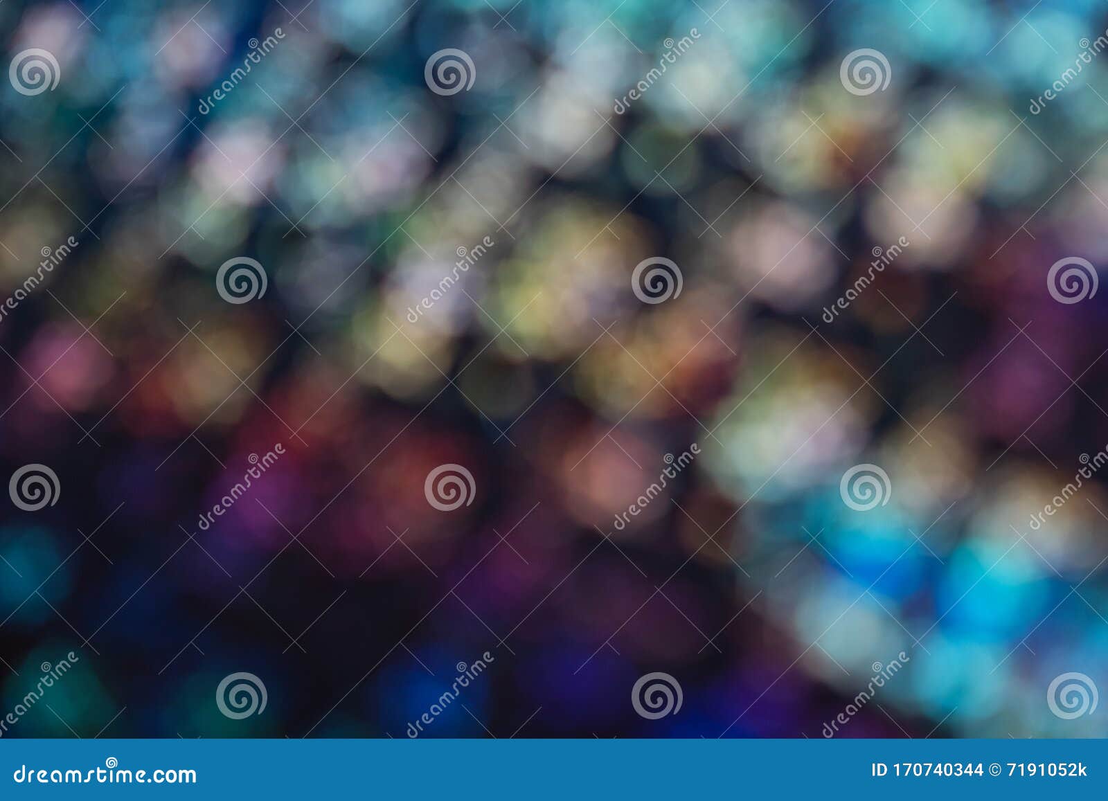 Luces Circulares Multicolores Difuminadas Foto de archivo - Imagen de ...