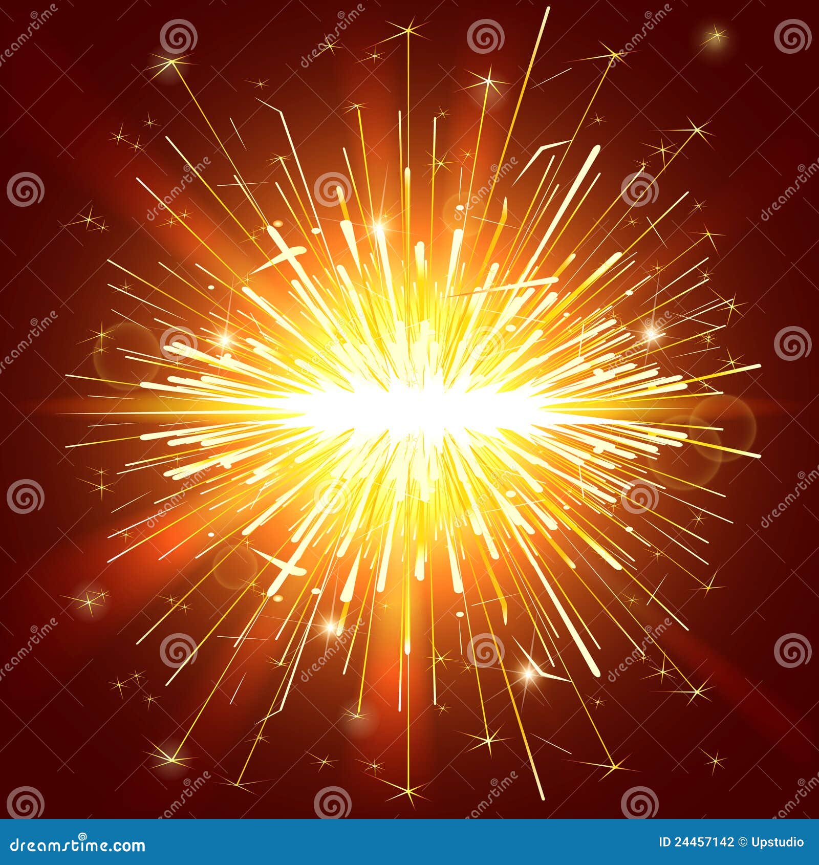 Luces de la chispa ilustración del vector. Ilustración de brillo - 24457142