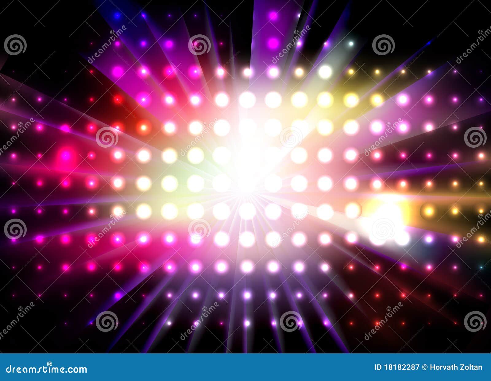 Luces del vector ilustración del vector. Ilustración de dorado - 18182287