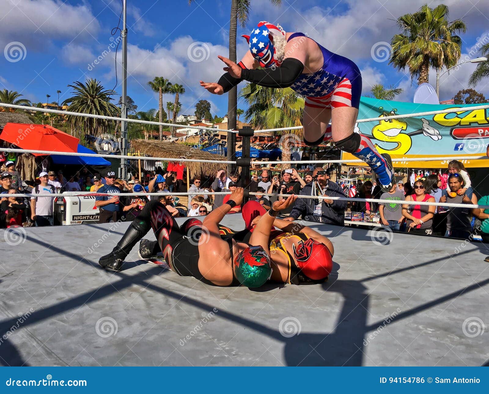 Lucha Libre Mexican Wrestling Fotografia Editoriale - Immagine di ...