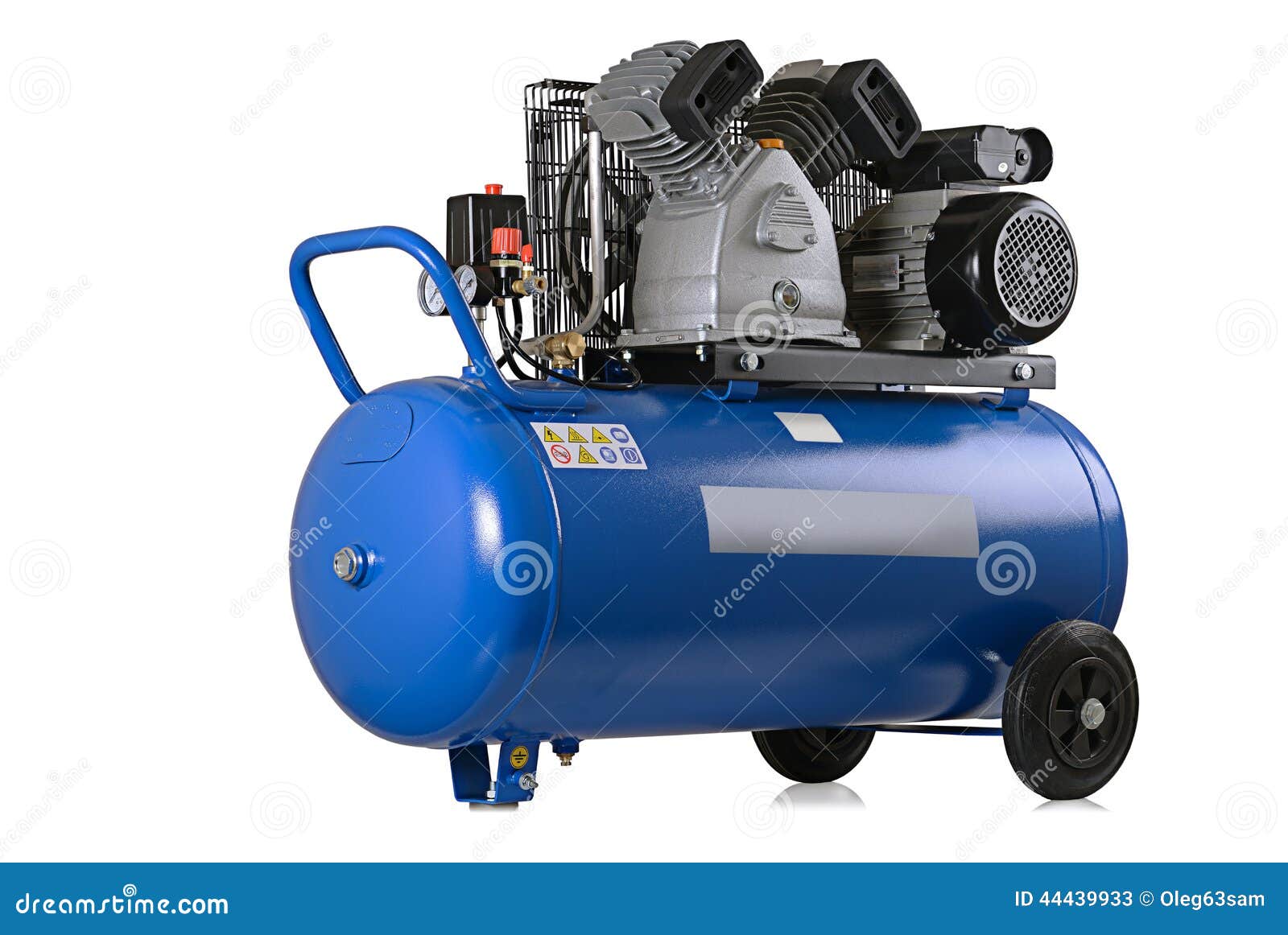 Luchtcompressor stock afbeelding. Image of pomp, cilinder - 44439933