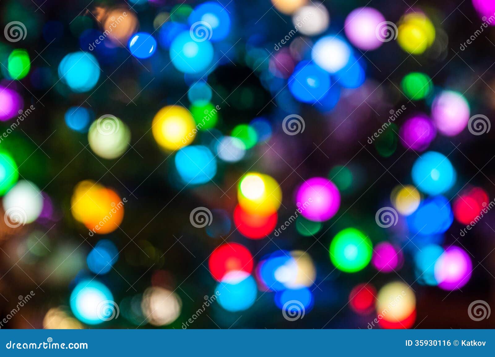 Luci multicolori di festa fotografia stock. Immagine di disegno - 35930116