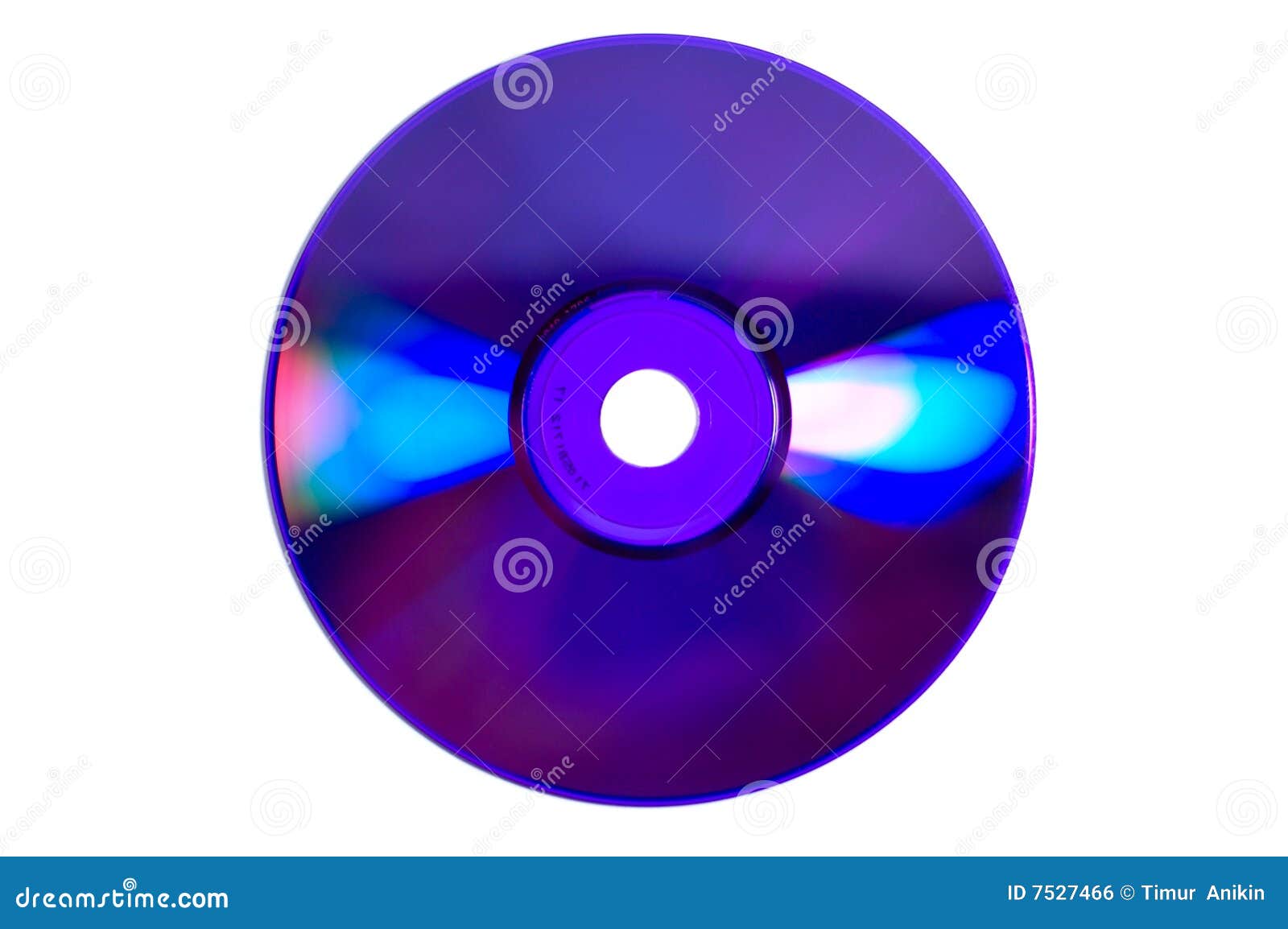 Luci Vivide Colorate Su CD/DVD Viola Fotografia Stock - Immagine di ...