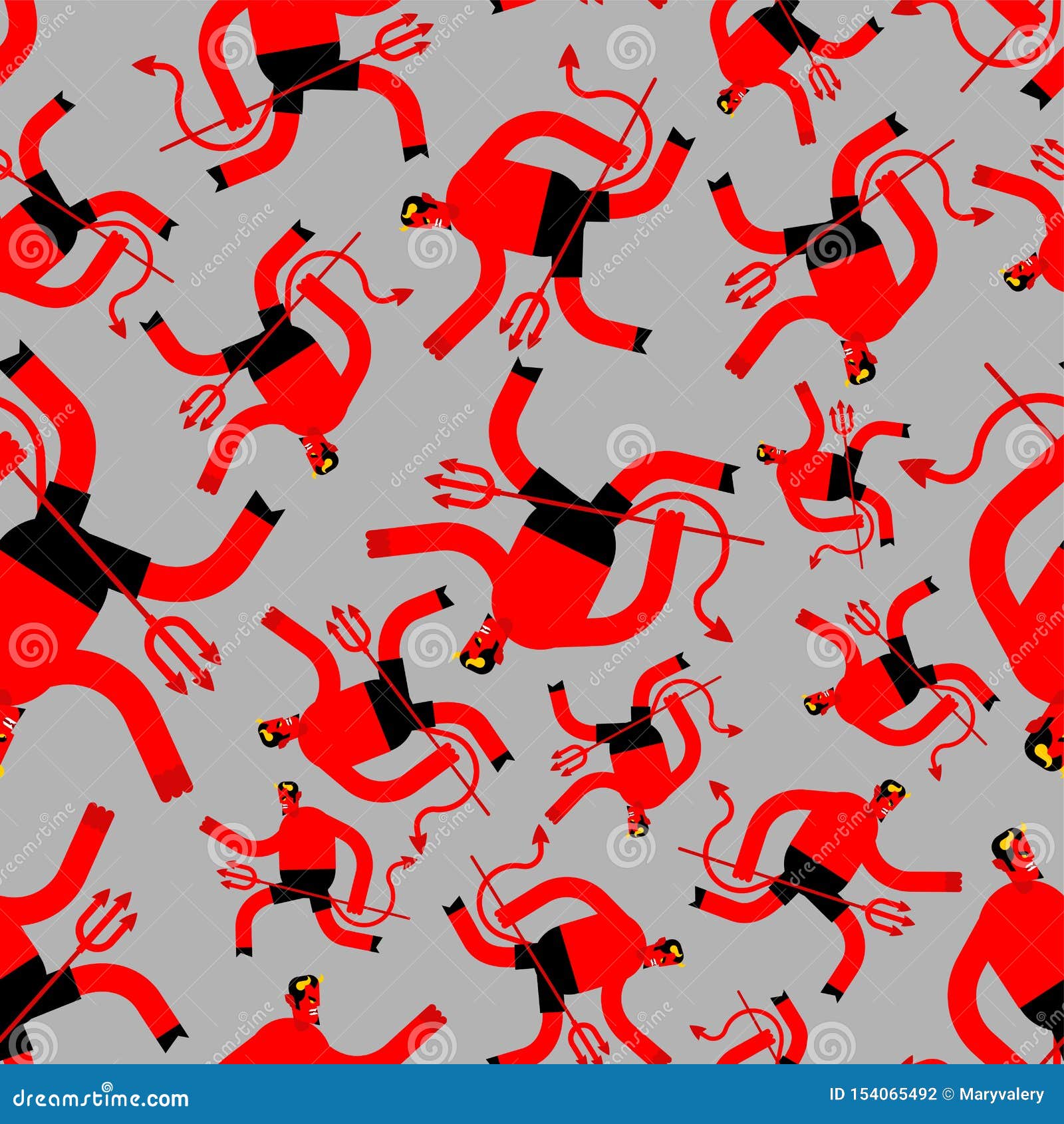Satan Pattern Seamless. Devil Background. Demon Texture. Lucifer ...