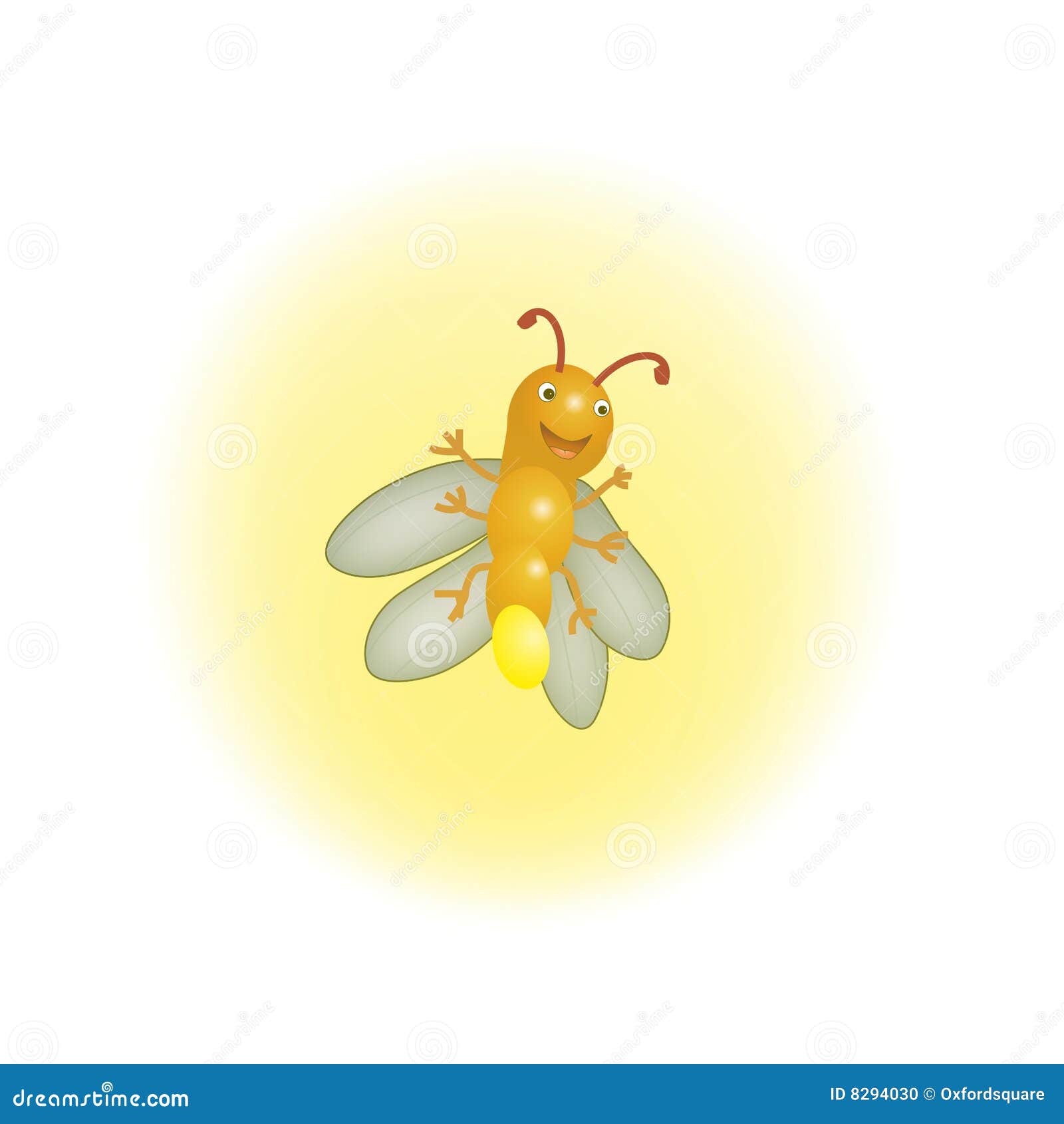 Luciole illustration stock. Illustration du mignon, jour - 8294030