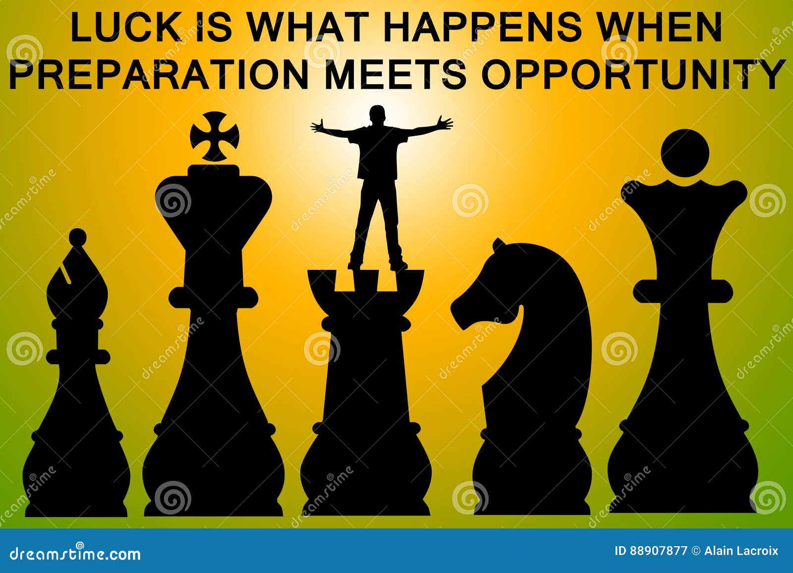 Luck stock illustration. Illustration of prepare, determination - 88907877