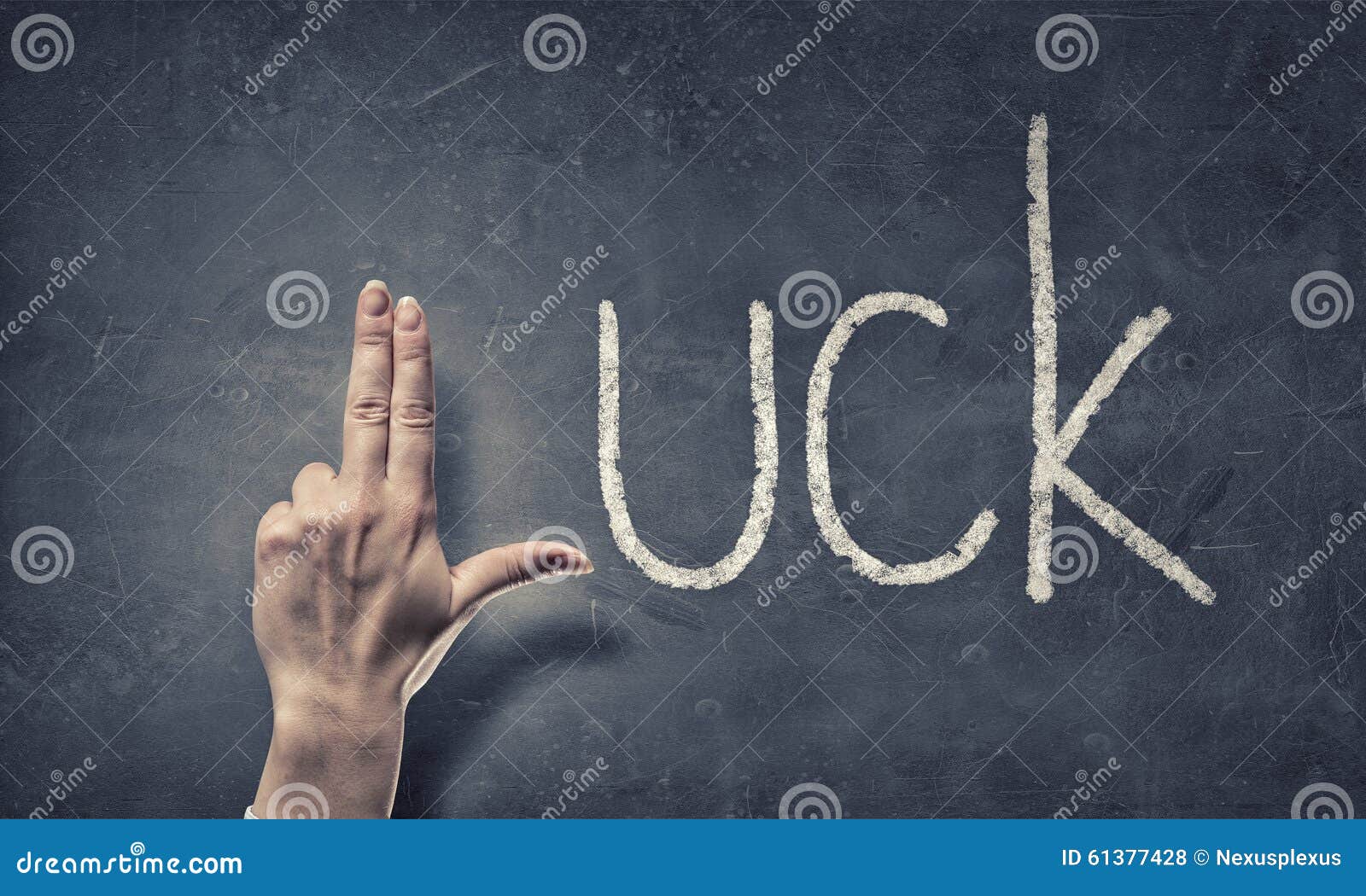 Bad Luck Word On Board Game Alphabet Letter With K Alphabet Falling ...