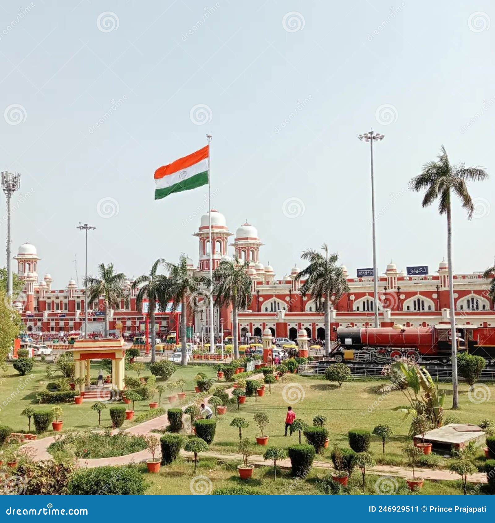 Lucknow charbagh station stock image. Image of station - 246929511