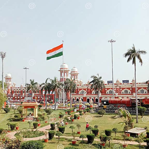 Lucknow charbagh station stock image. Image of station - 246929511