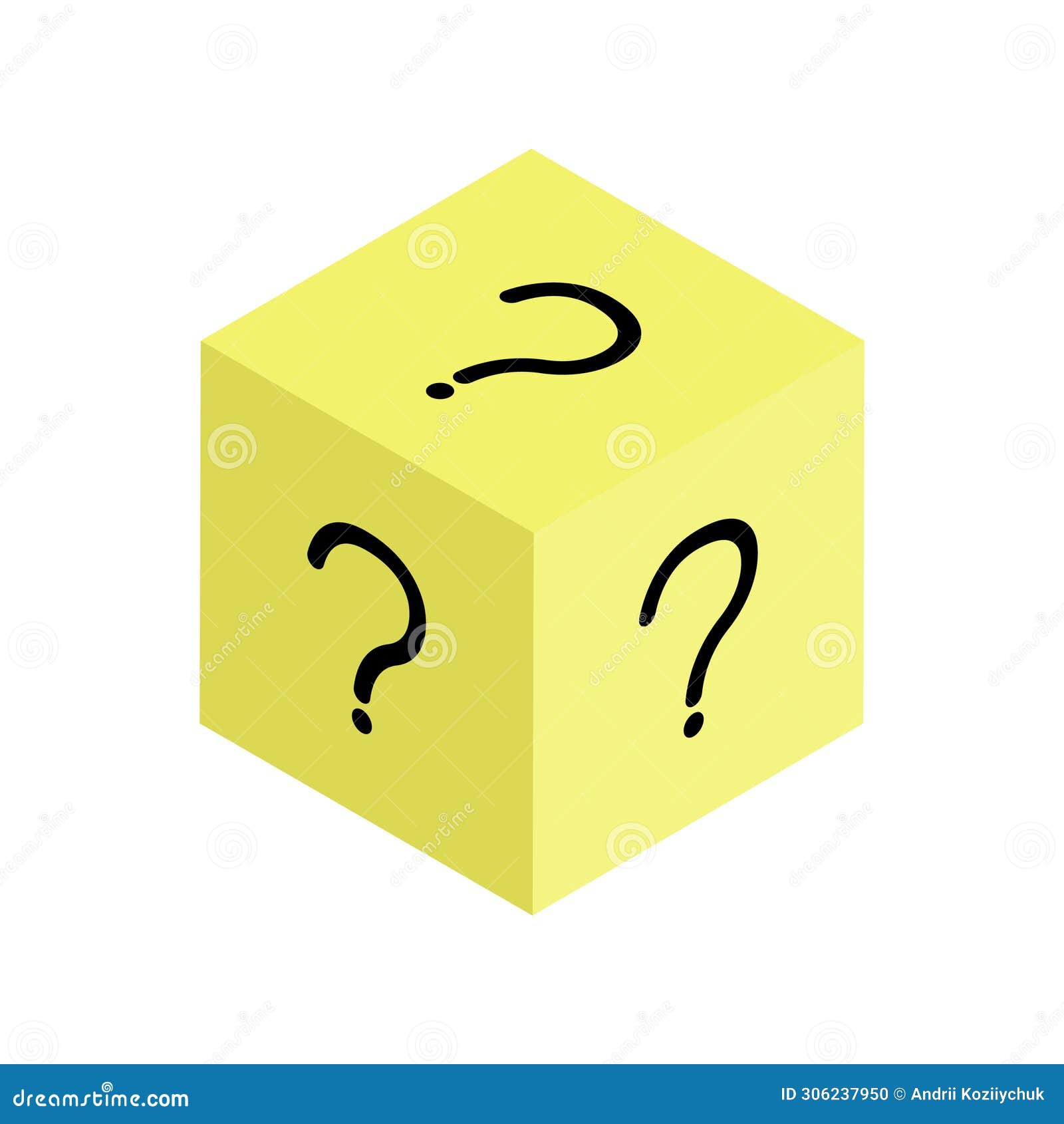 Lucky Box Vector Icon. Vector Icon of a Box with a Question Mark ...