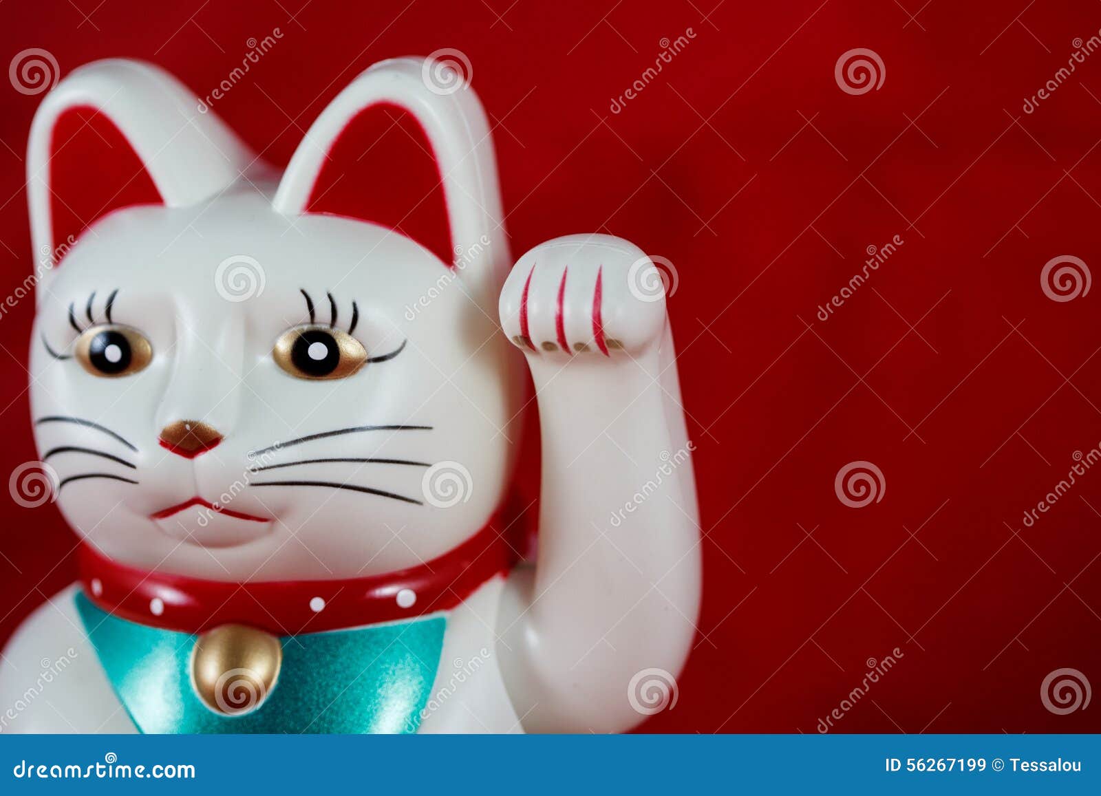 Lucky Cat stock image. Image of prosperity, lucky, superstition - 56267199