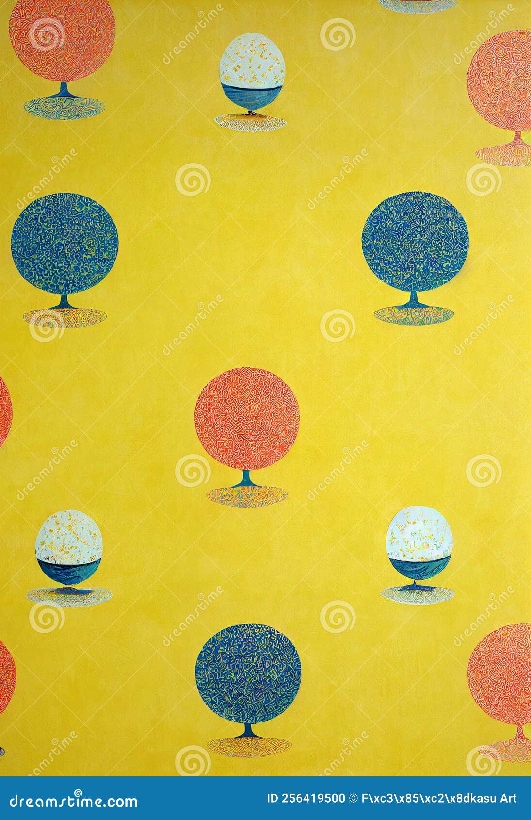 Lucky Charm Background of 3D Render, Suitable for a Mobile Screen ...