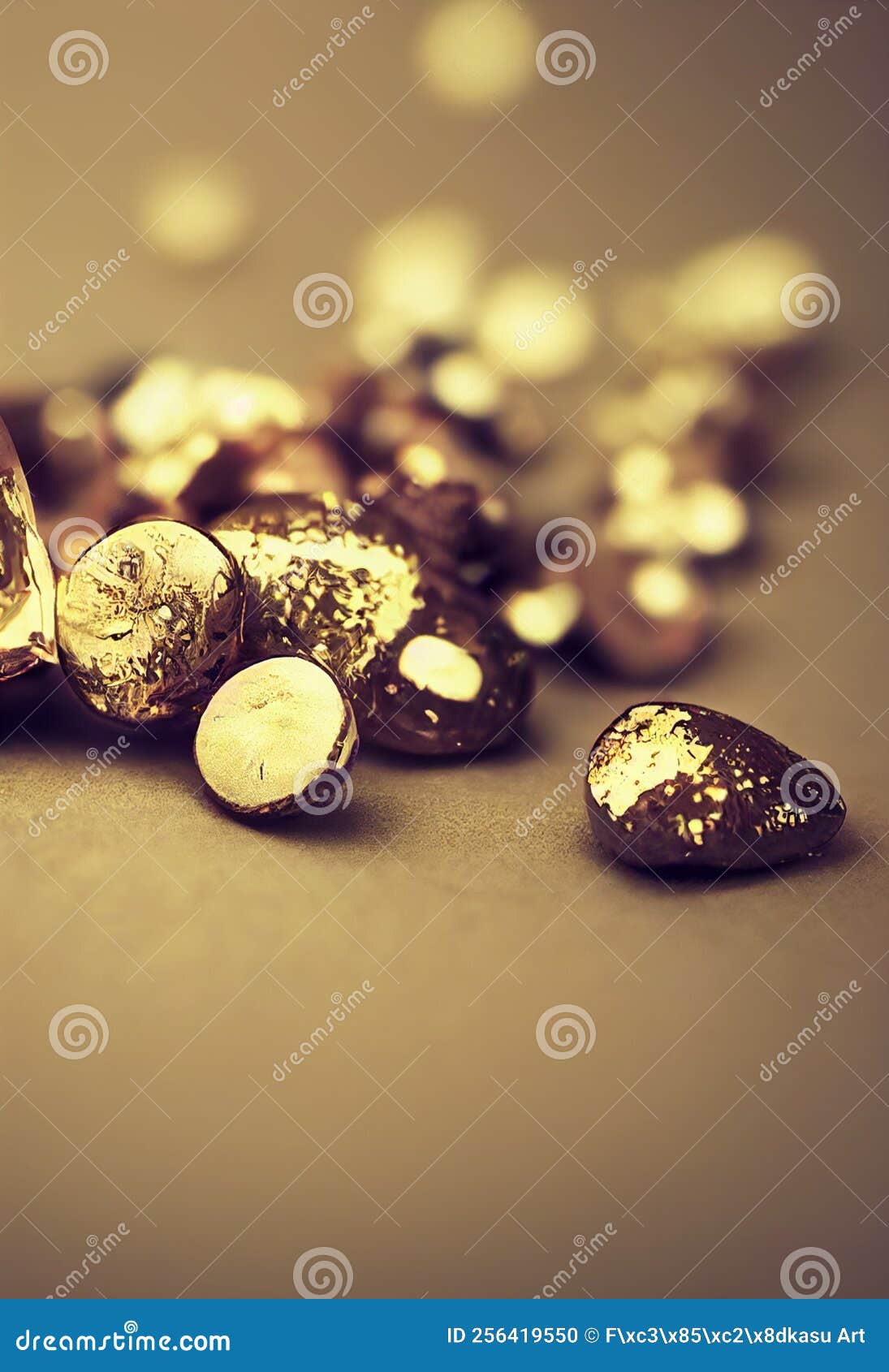 Lucky Charm Background of 3D Render, Suitable for a Mobile Screen ...