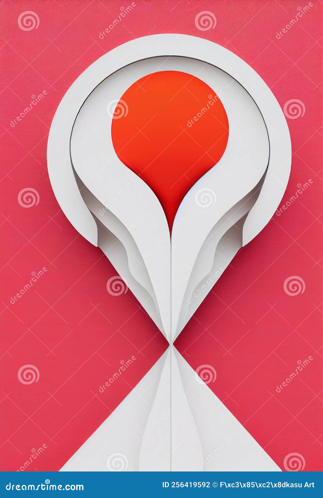 Lucky Charm Background of 3D Render, Suitable for a Mobile Screen ...