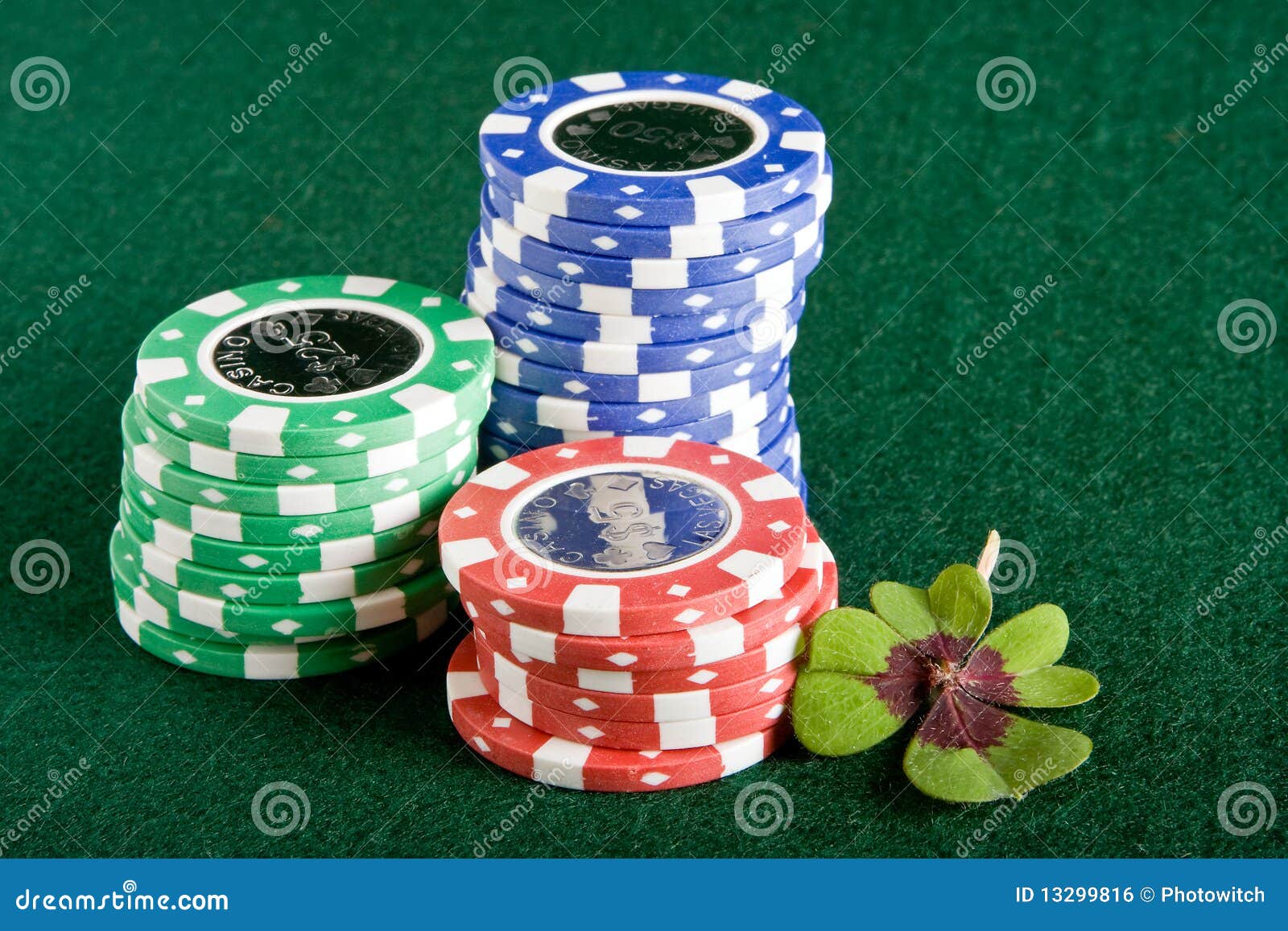 Lucky chips stock photo. Image of closeup, fourleaf, patrick - 13299816