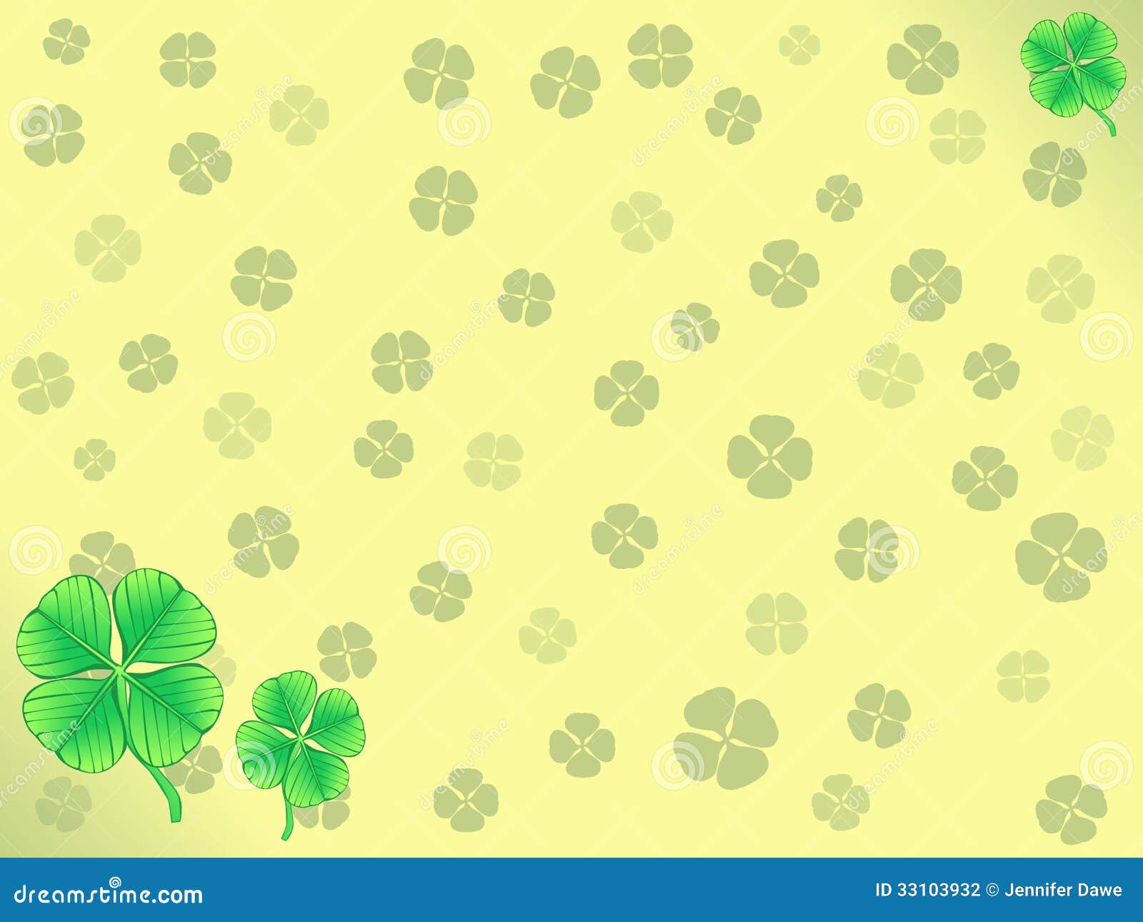 Lucky Clover Wallpaper illustrazione di stock. Illustrazione di ...