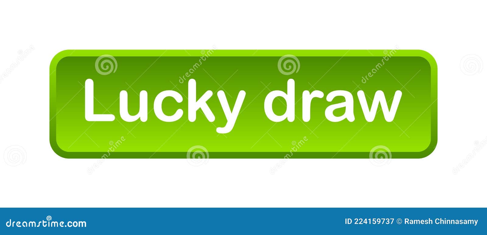Lucky draw button stock vector. Illustration of announce - 224159737
