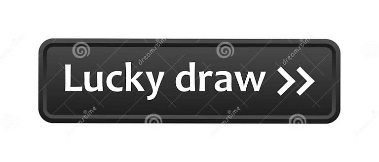 Lucky draw button stock vector. Illustration of enter - 224159904