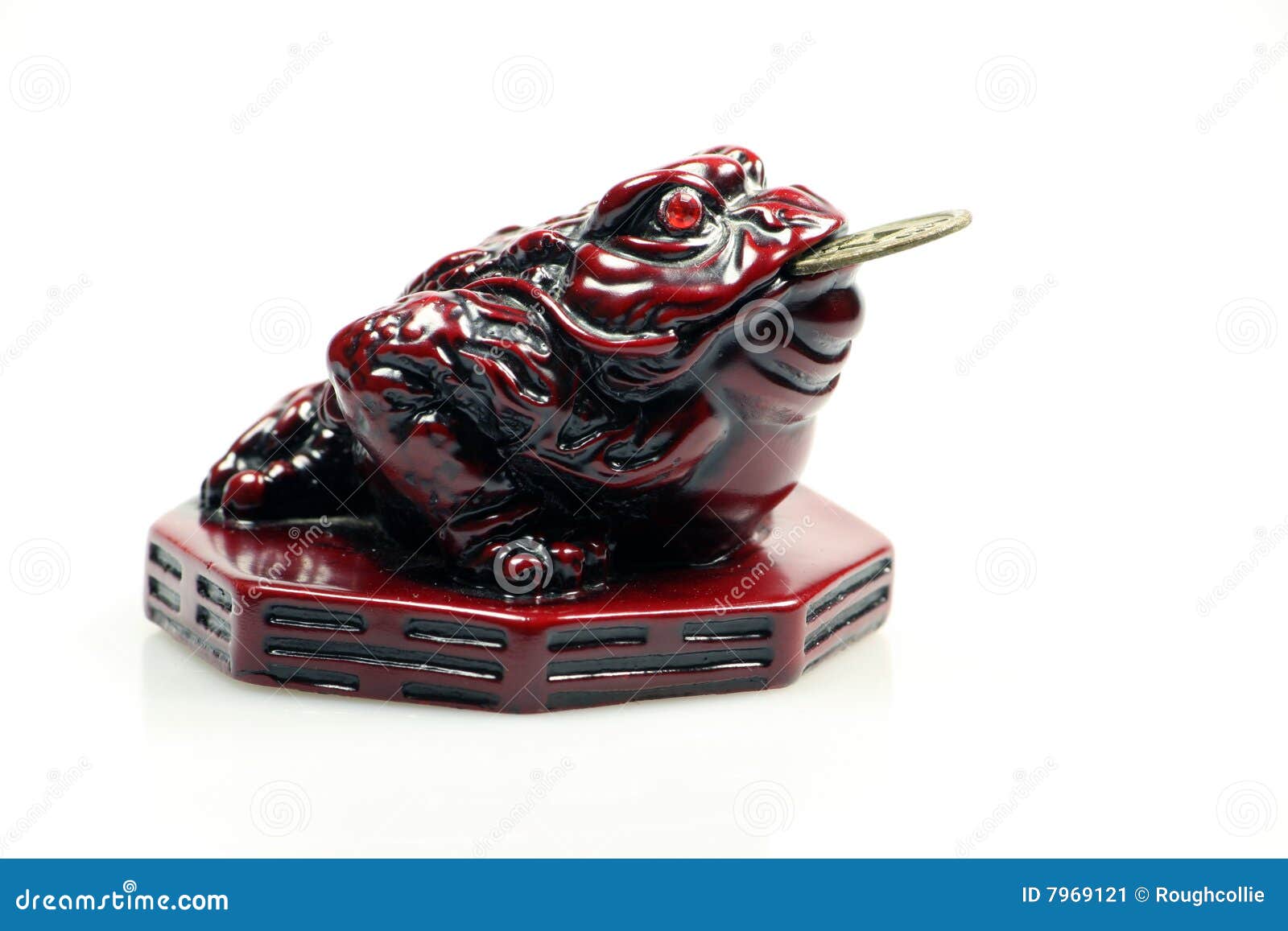 Lucky Feng Shui toad stock image. Image of lucky, coin - 7969121