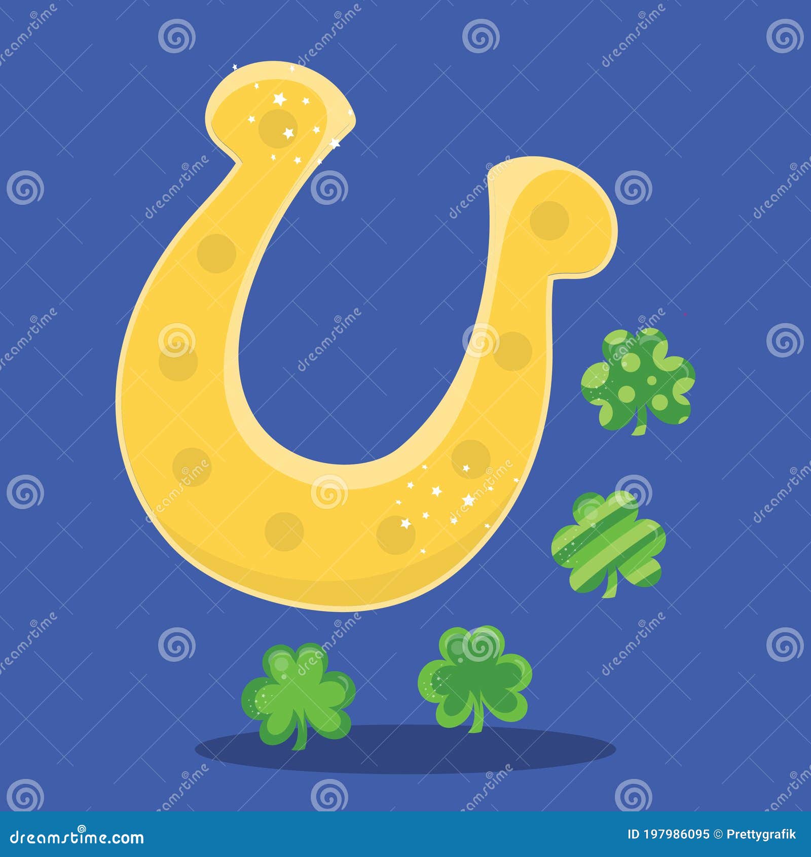 LUCKY FOX LUCKY 13 stock vector. Illustration of cartoon - 197986095