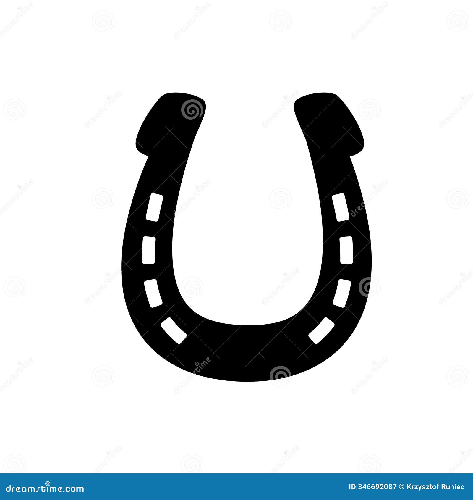 Horseshoe Vector Icon Isolated On Transparent Background, Horses ...