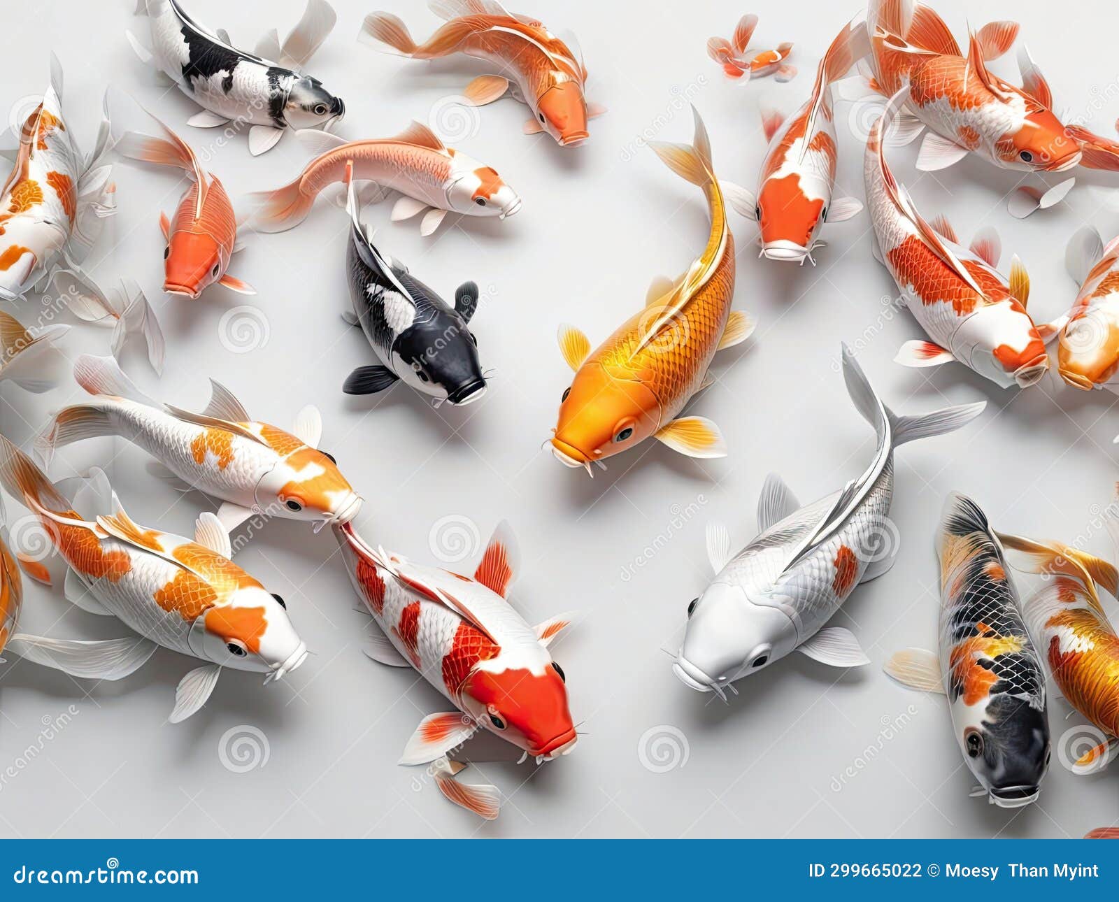 Lucky koi fish wallpaper stock illustration. Illustration of colorful ...