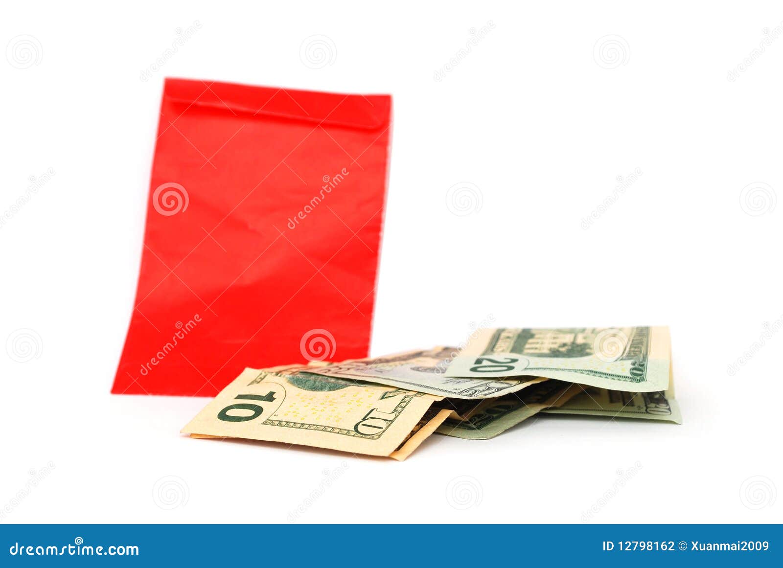 A lucky money stock photo. Image of note, lucky, year - 12798162