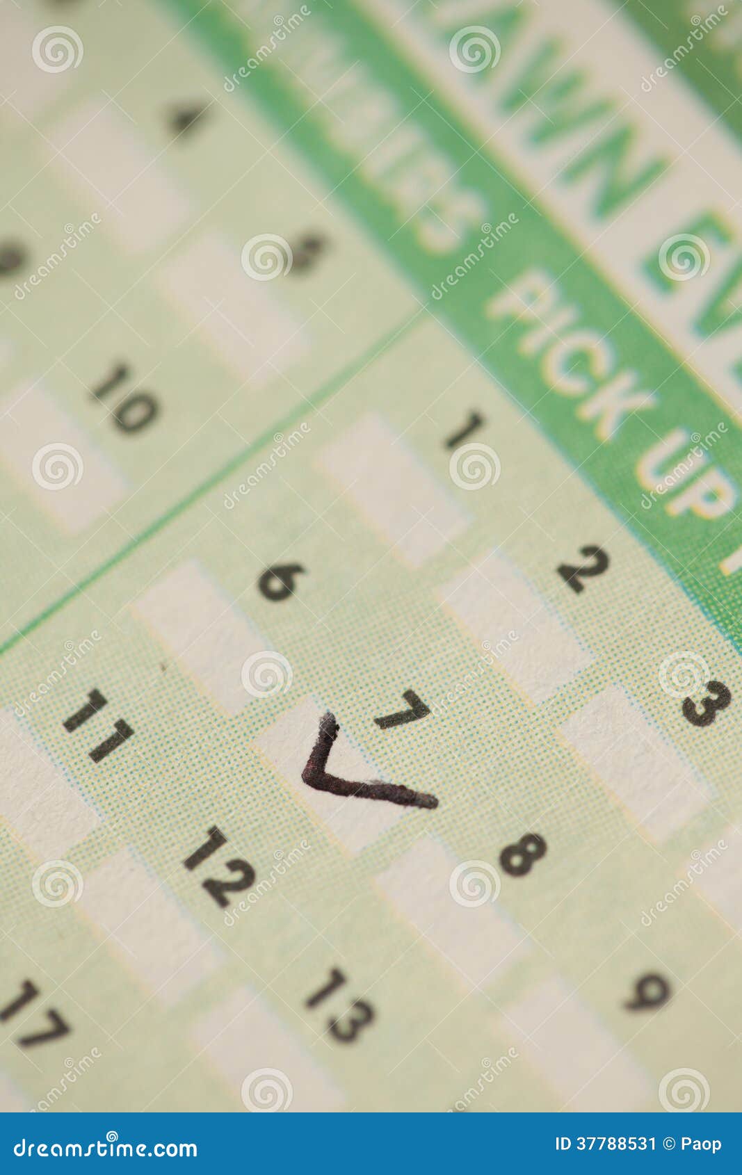 Lucky number seven stock image. Image of dreams, form - 37788531