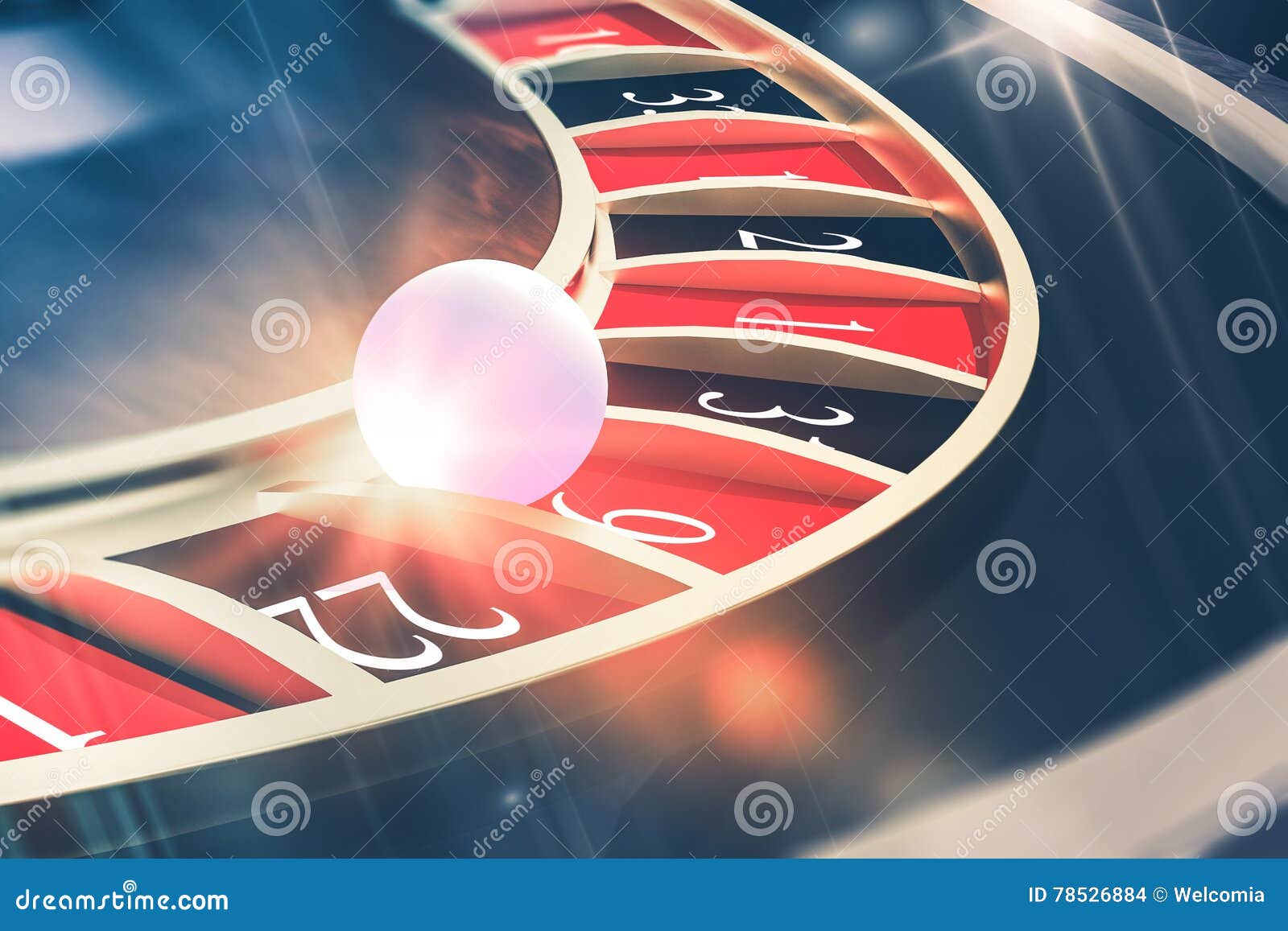 Lucky Roulette Ball stock illustration. Illustration of circle - 78526884