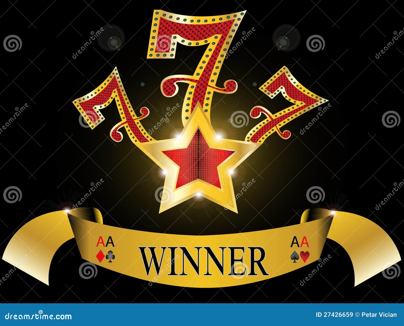 Seven Lottery Balls Stock Photography | CartoonDealer.com #701132