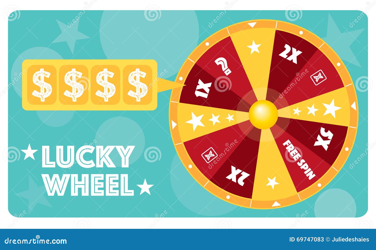 Car Mag Wheel Flat Style Isolated On White. Cartoon Vector ...