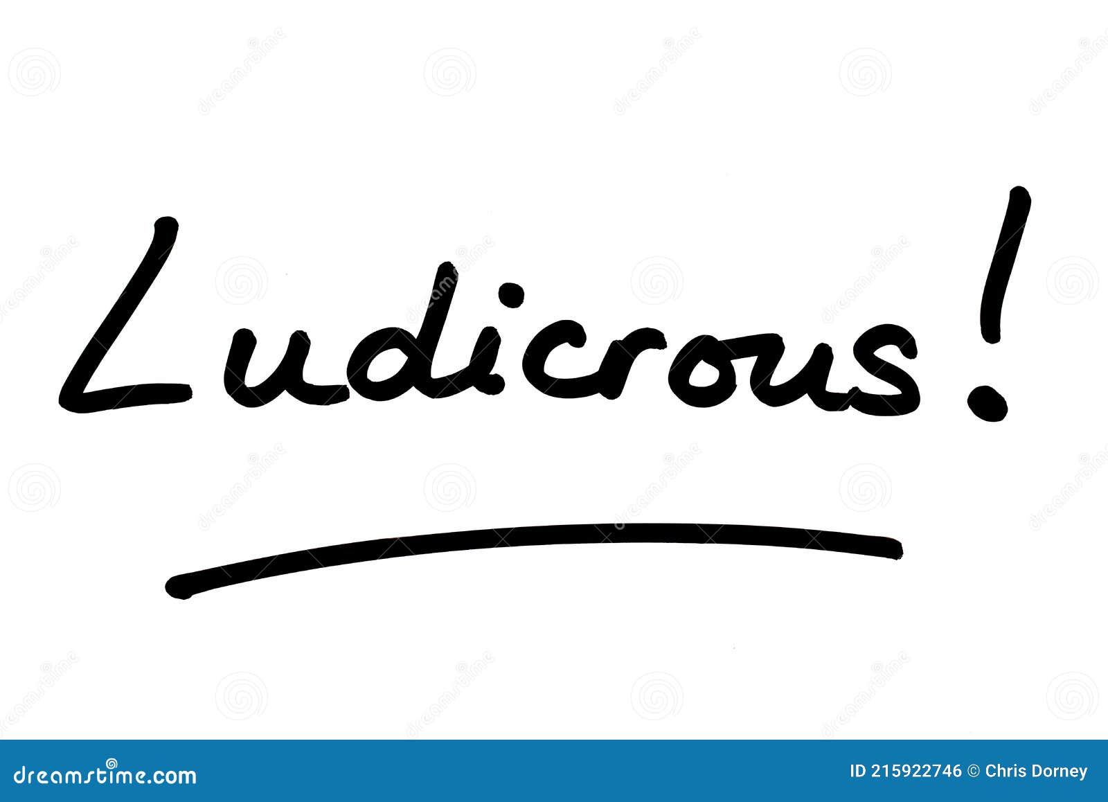 Ludicrous stock illustration. Illustration of message - 215922746