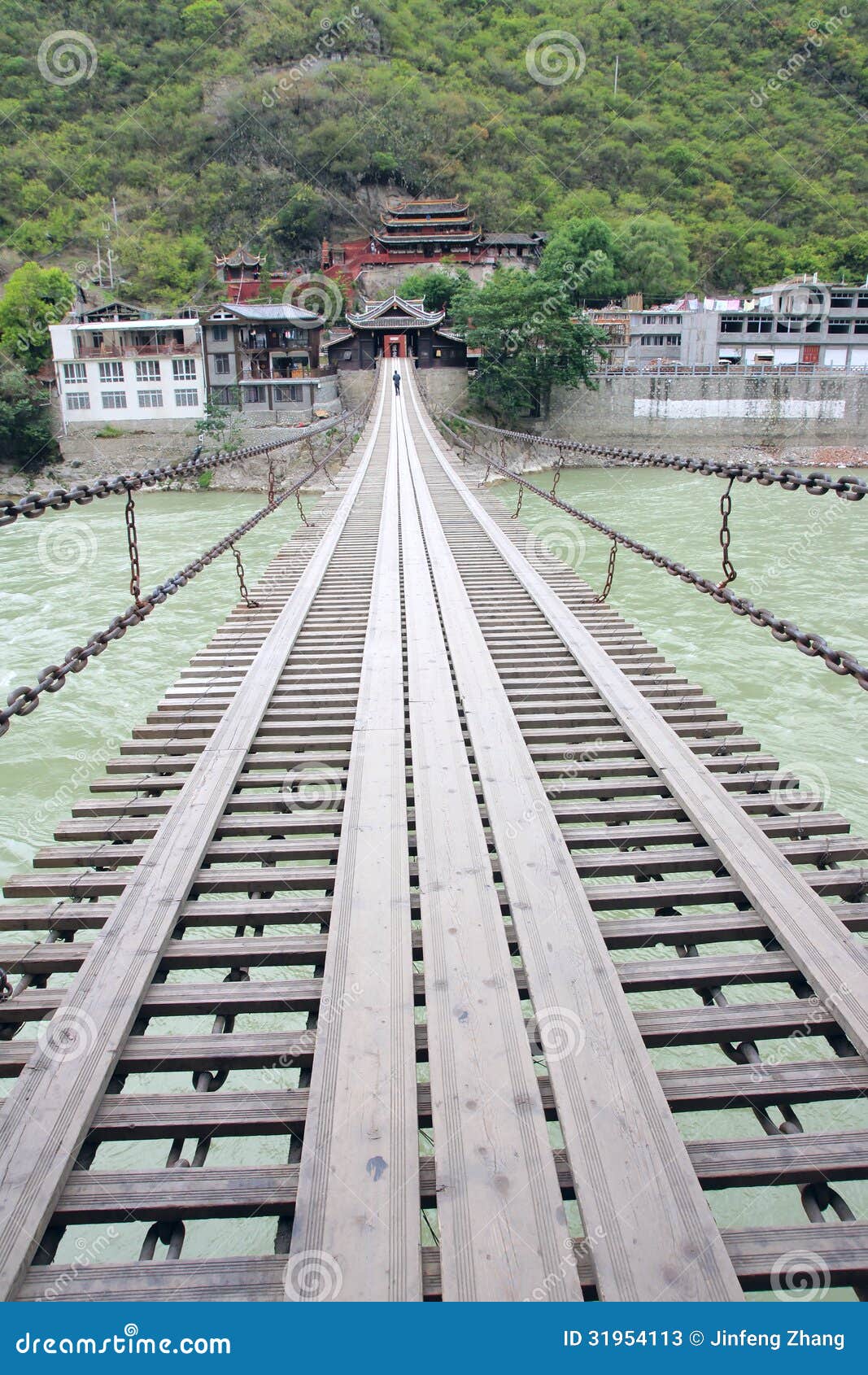 Luding Chain Bridge stock image. Image of dadu, bridge - 31954113