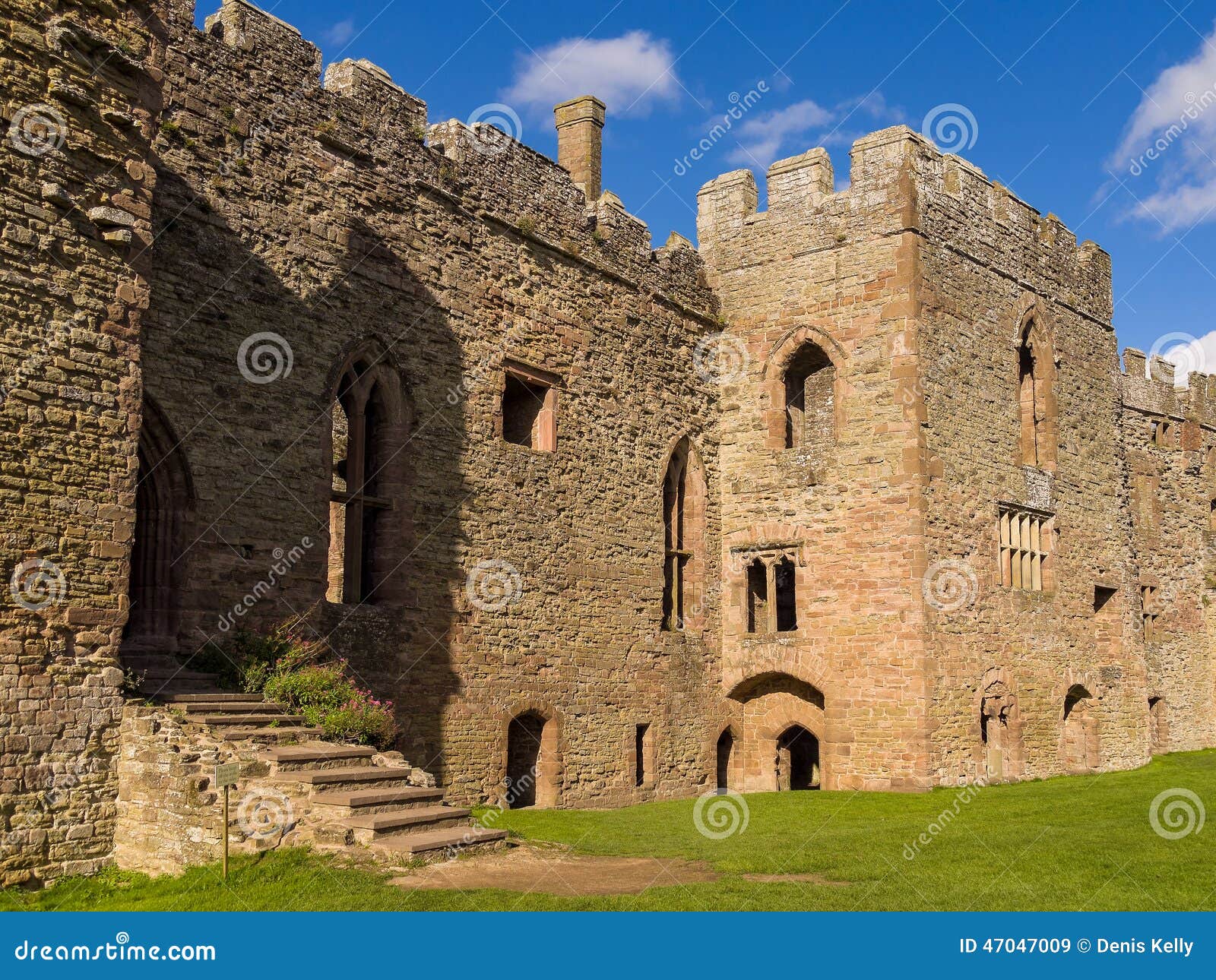 Ludlow Castle, England stock image. Image of medieval - 47047009