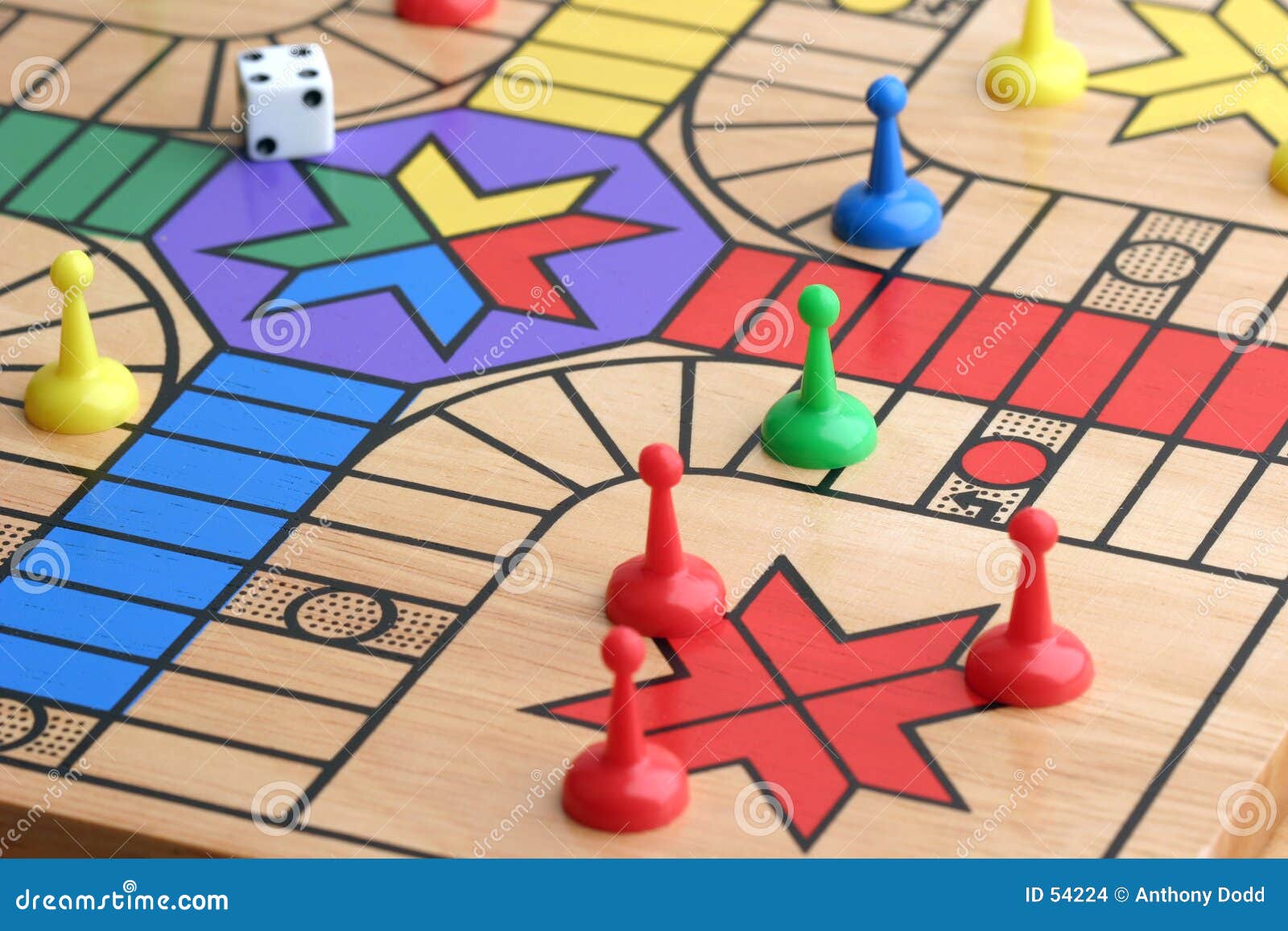 Ludo stock photo. Image of losers, pieces, piece, loser - 54224