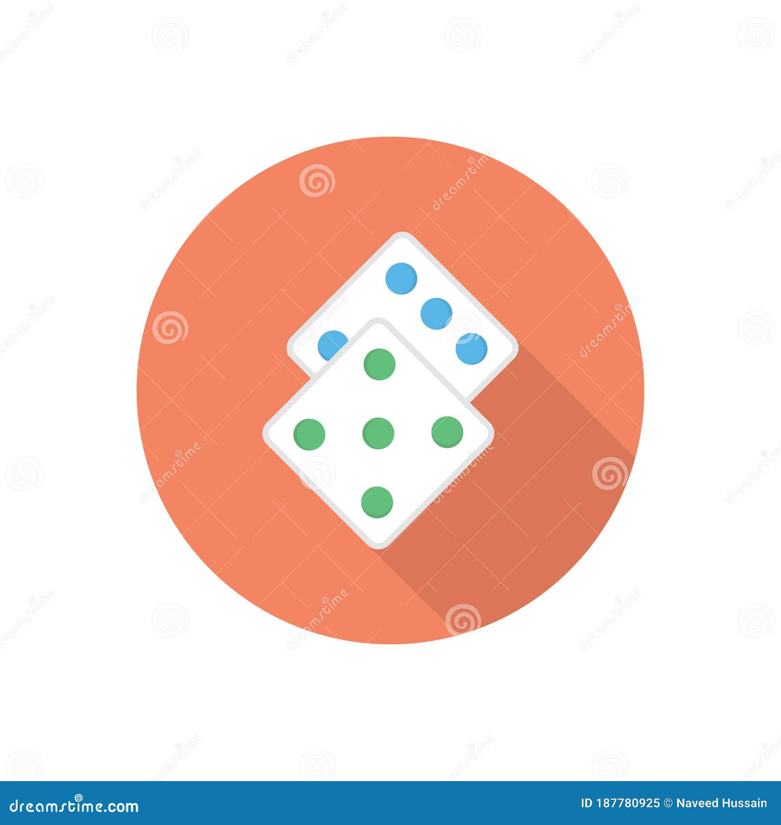 Ludo Vector Flat Color Icon Stock Vector - Illustration of ludo, casino ...
