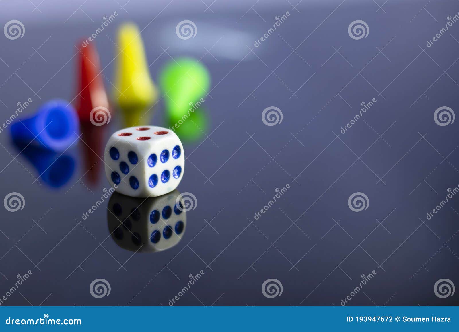 Ludo an indoor game stock photo. Image of play, cube - 193947672