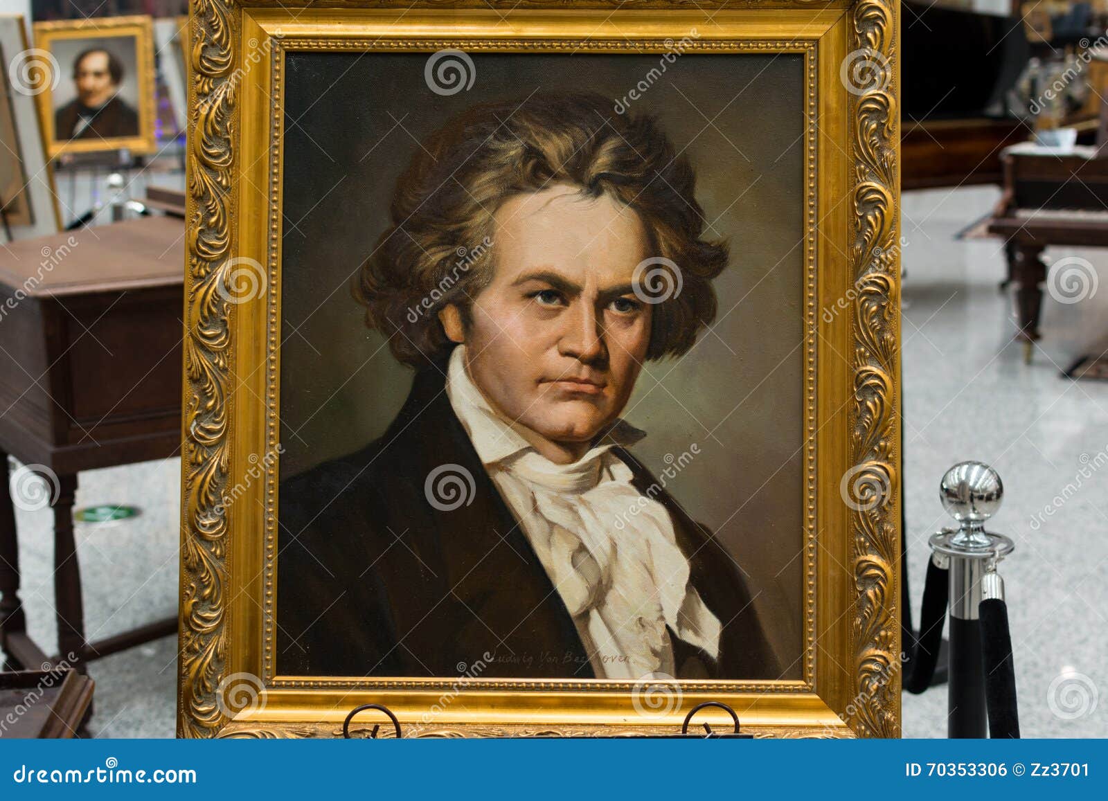 Ludwig Van Beethoven foto editorial. Imagem de barroco - 70353306