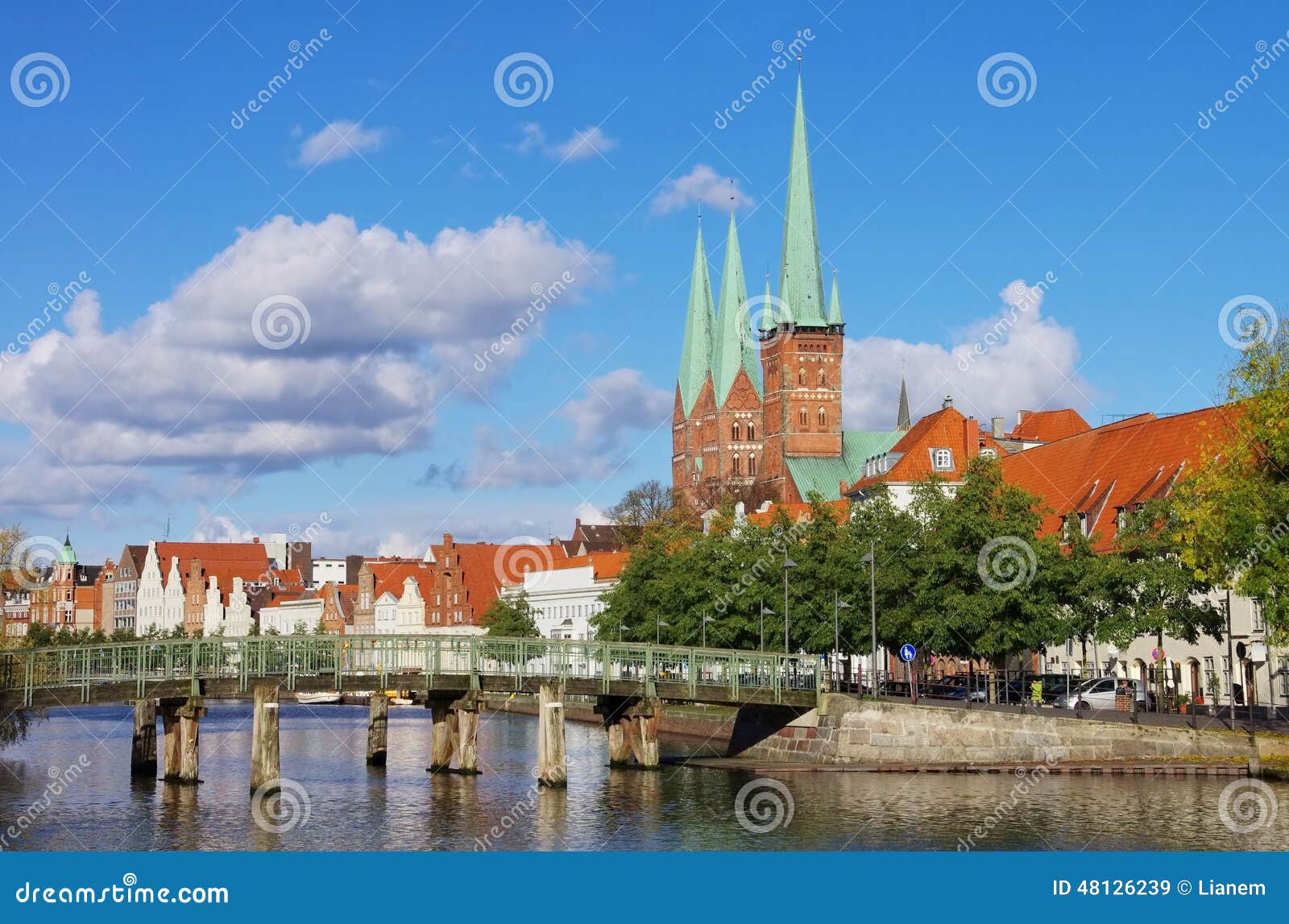 Luebeck stock image. Image of hanse, tourism, historical - 48126239