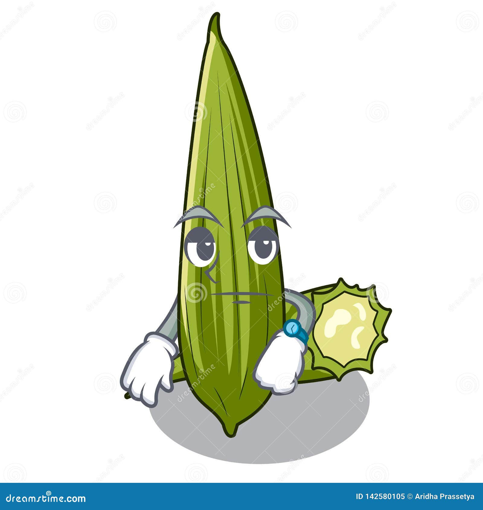 Lufa Que Espera Sobre De Madera La Tabla De La Historieta Ilustración ...