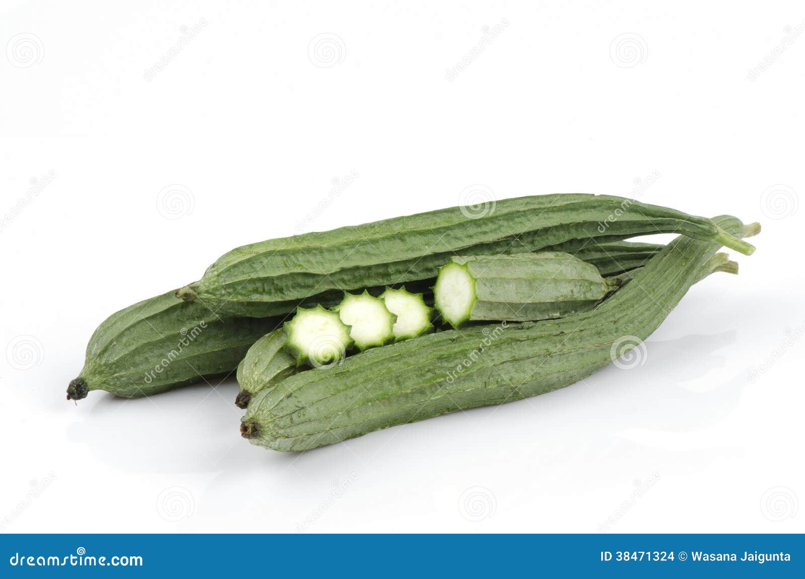Luffa Acutangula (silky Gourd) Male Flower Royalty-Free Stock Image ...