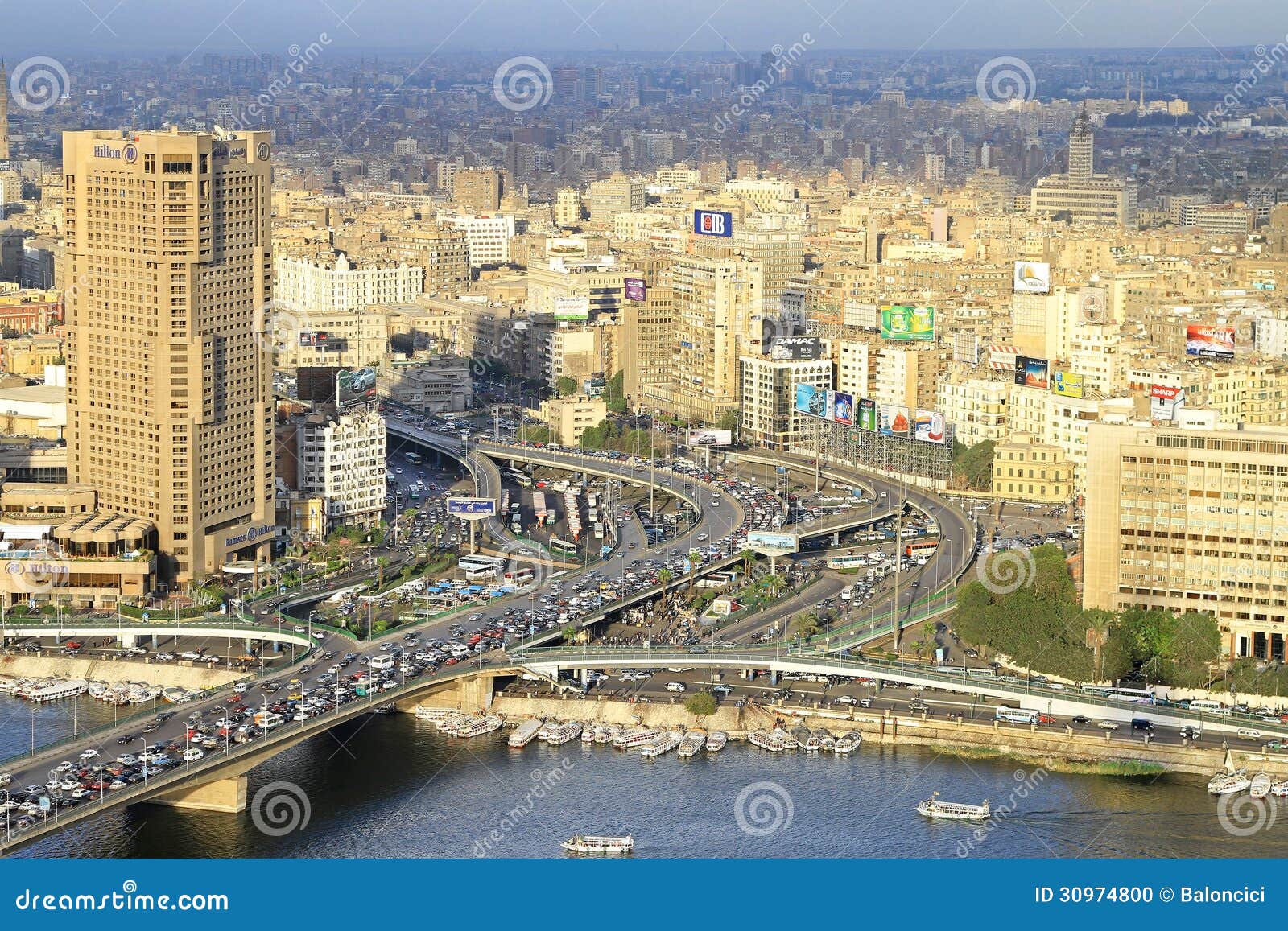 Luft-Kairo redaktionelles bild. Bild von kairo, nachmittag - 30974800