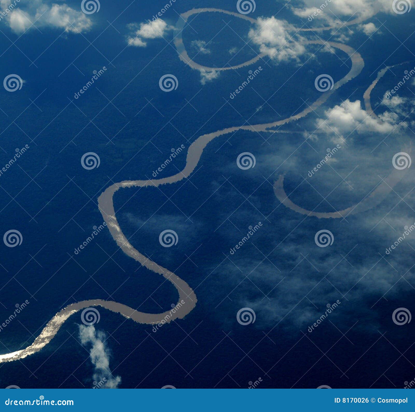Luftaufnahme Von Amazonas-Fluss Stockfoto - Bild von boden, land: 8170026