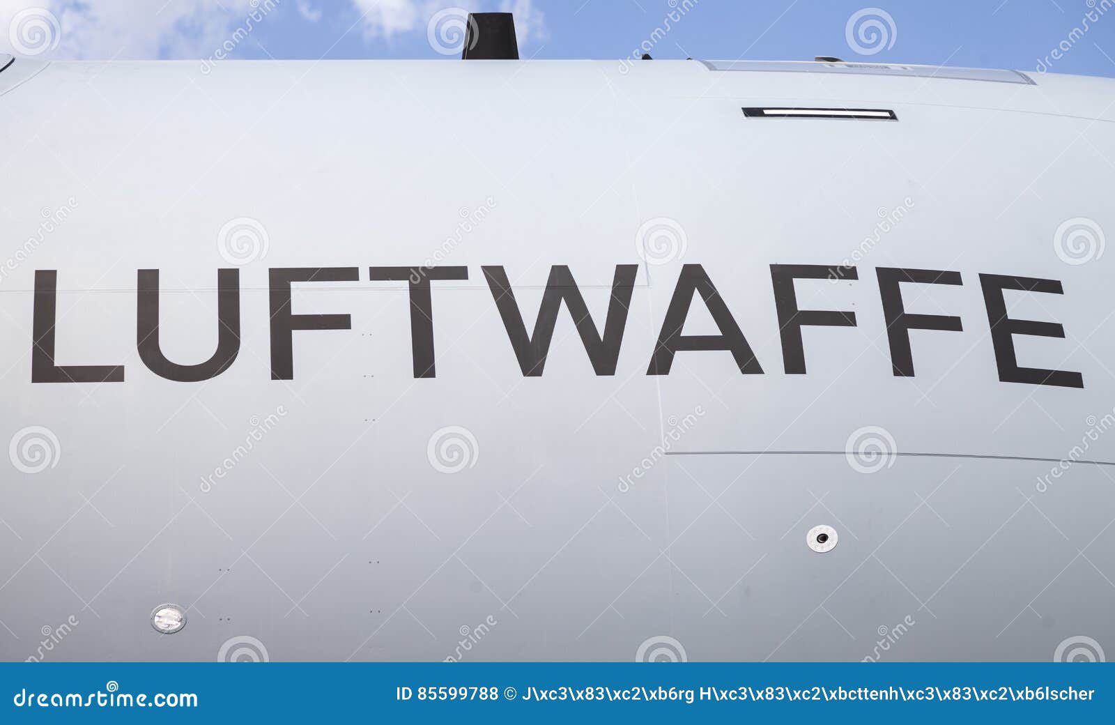 Luftwaffe German Airforce Logo On An Aircraft From German Airforce ...