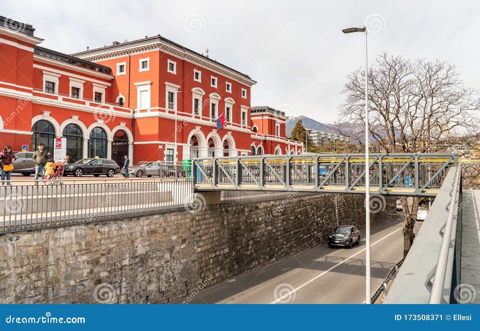 Lugano Railway Station, Is The Main Railway Station Of The City Of ... Lugano Railway Station, Is The Main Railway Station Of The City Of ...