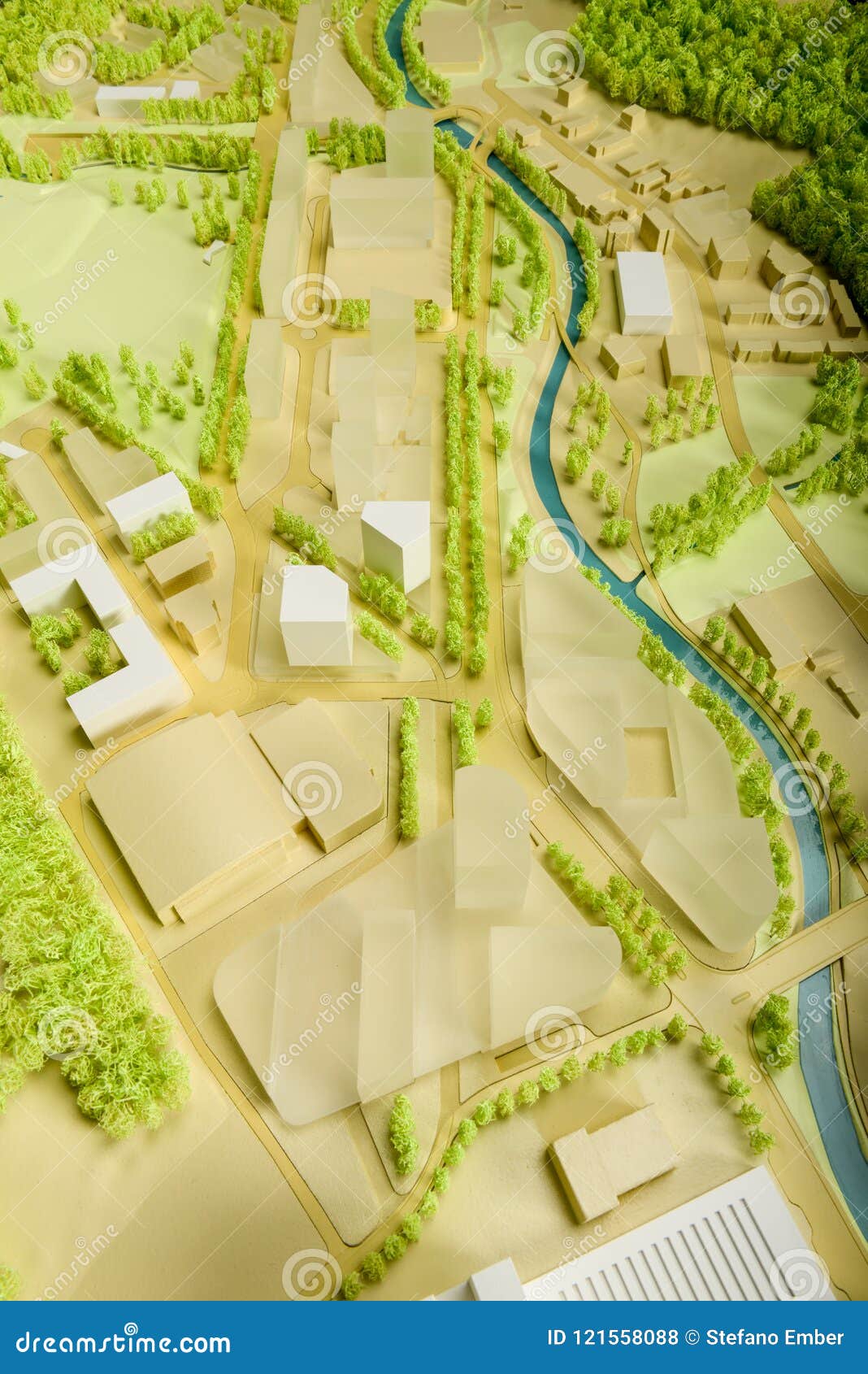 Site Surrounding Model for Architectural Presentation and Background ...